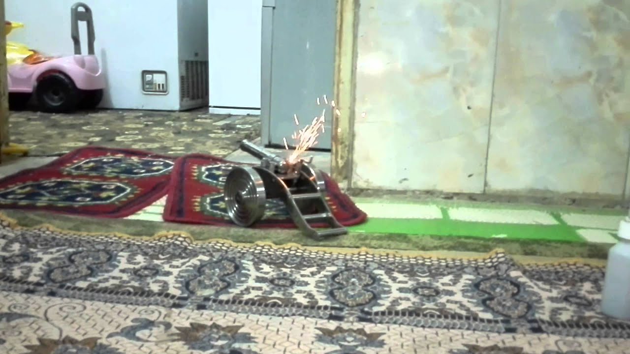 Home made mini cannon - YouTube