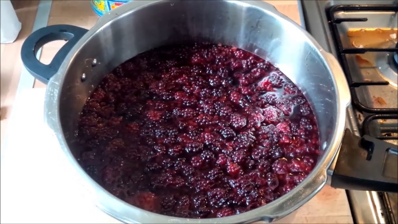 A basic way of making Blackberry Wine - YouTube