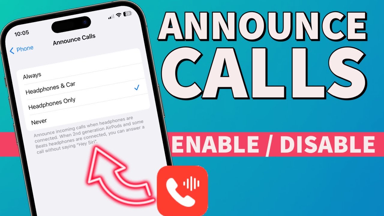 How to Enable or Disable Call Announcing by Siri on iPhone | Stop Siri ...