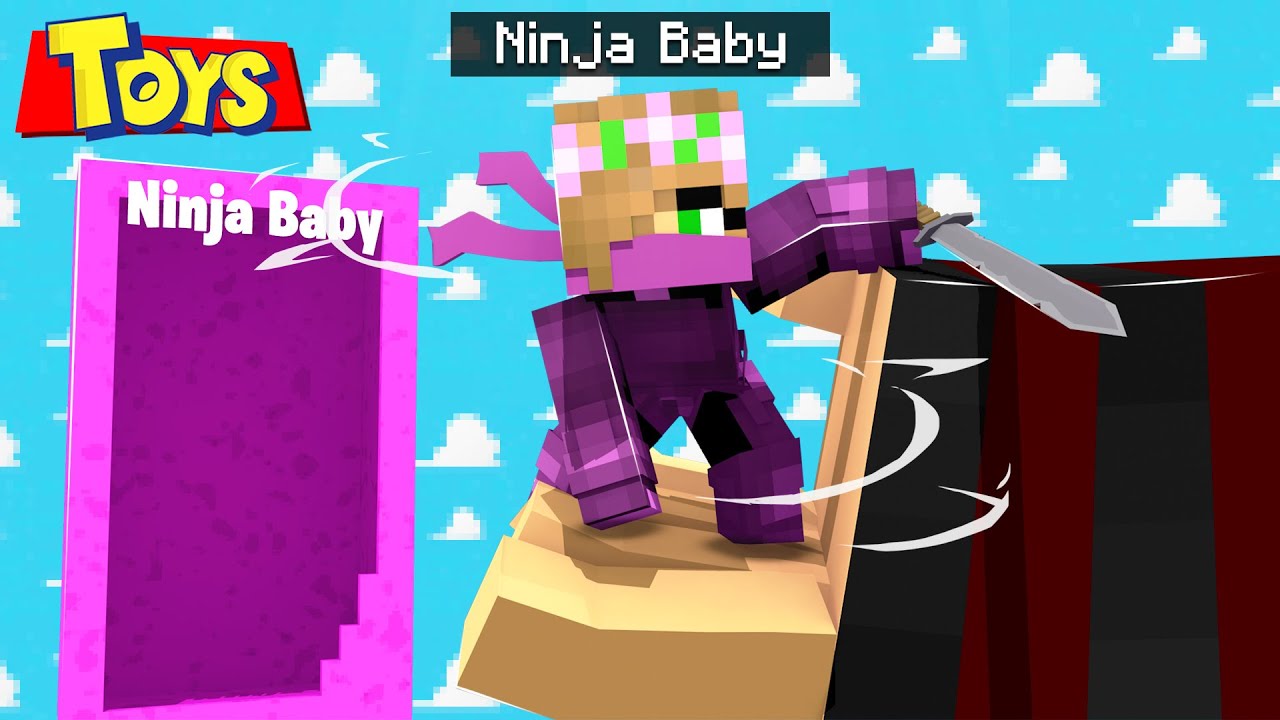 I am the NINJA BABY in minecraft - YouTube