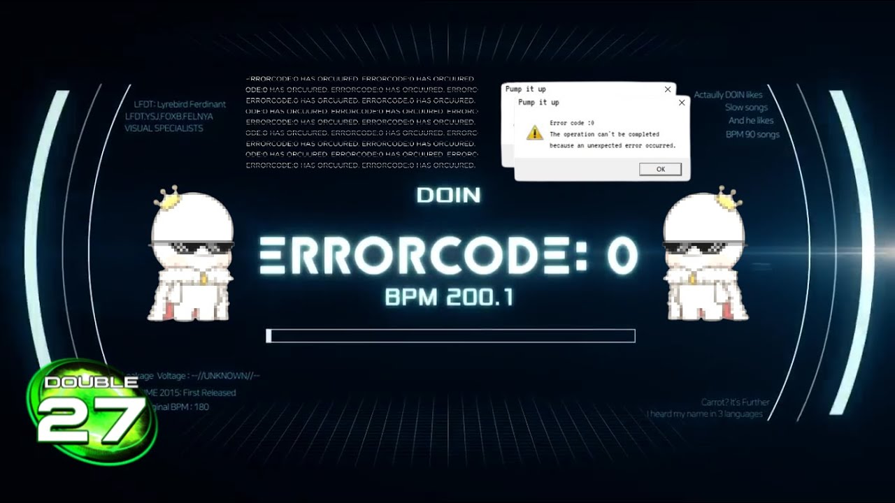 【PIU】ERRORCODE: 0 D27 AA+ Break On! - YouTube