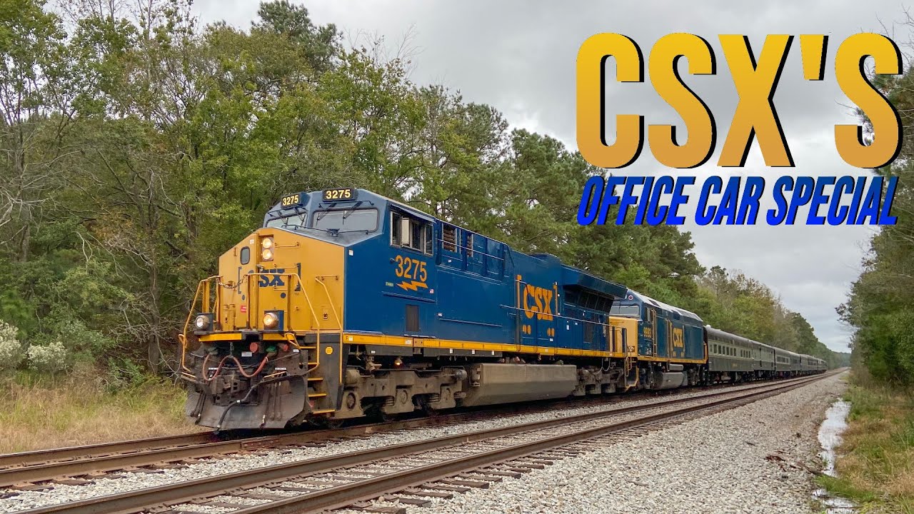 CSX's Office Car Special - YouTube