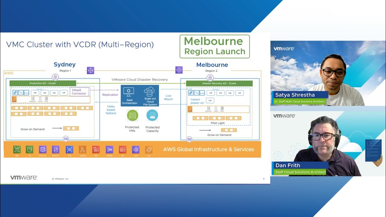 VMware Cloud on AWS |Asia Pacific Melbourne Region Launch | Multi ...