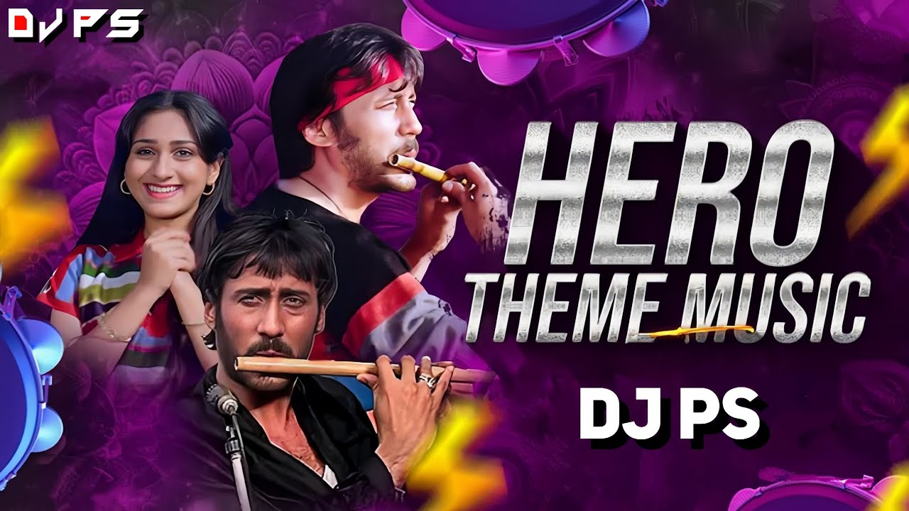 Hero Theam Music | Dhol Mix | DJ PS | Hero Flute remix Dj just awesome ...