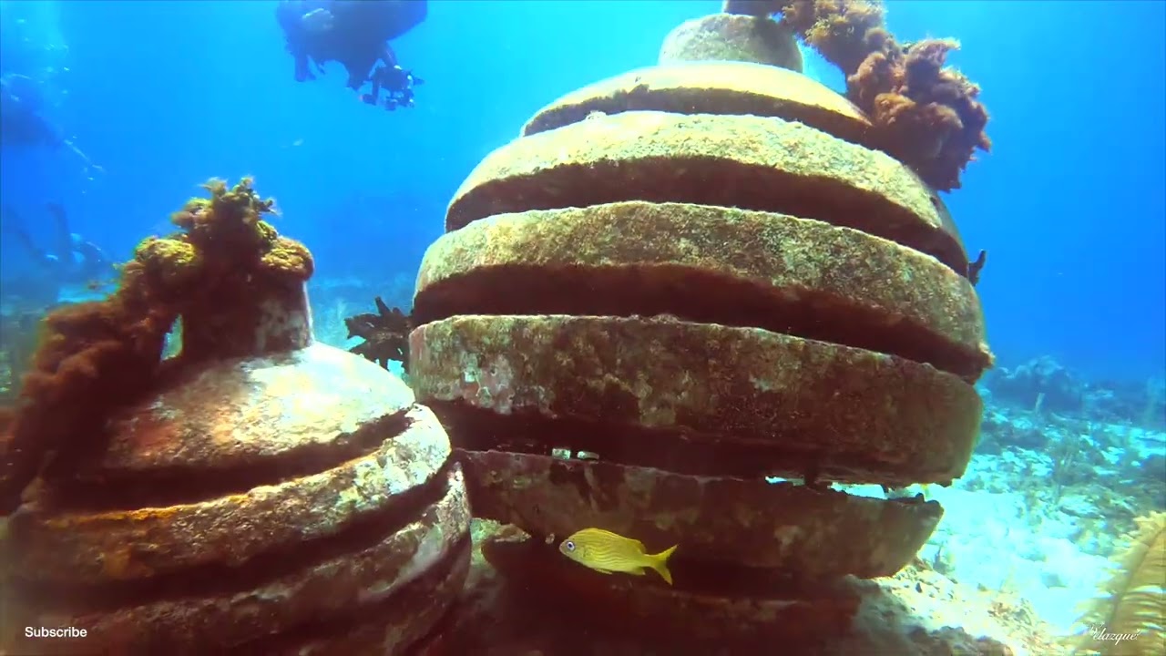 MUSA Underwater museum cancun mexico scuba diving - YouTube