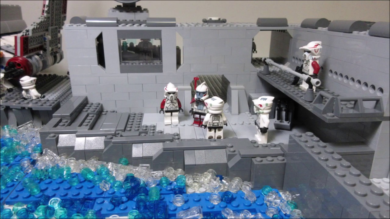 LEGO Star Wars Clone Outpost on Kamino MOC - YouTube