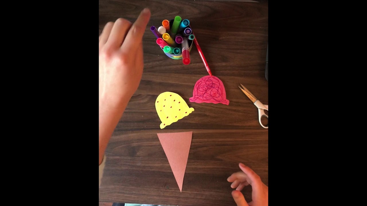 Ice Cream Cone Craft! - YouTube
