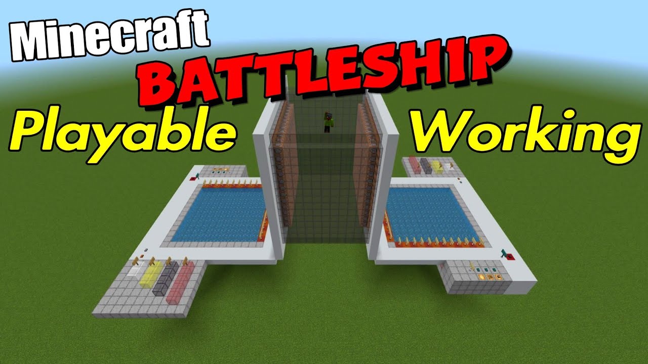 Minecraft Battleship Showcase: Playable - YouTube