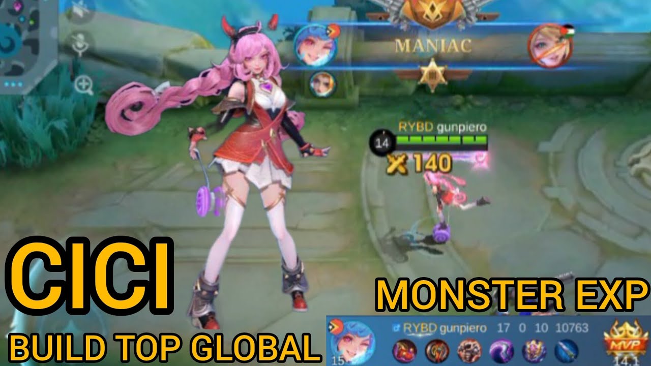 CICI GAMEPLAY | MANIAC UNKILLABLE | MONSTER EXPLANE | BUILD TOP GLOBAL ...