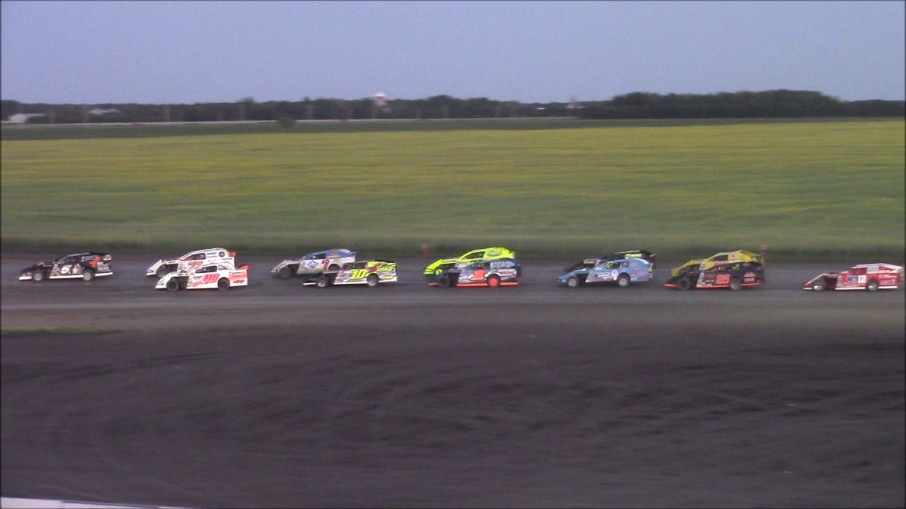 WISSOTA Modifieds Feature Red River Co op Speedway July 13, 2017 - YouTube