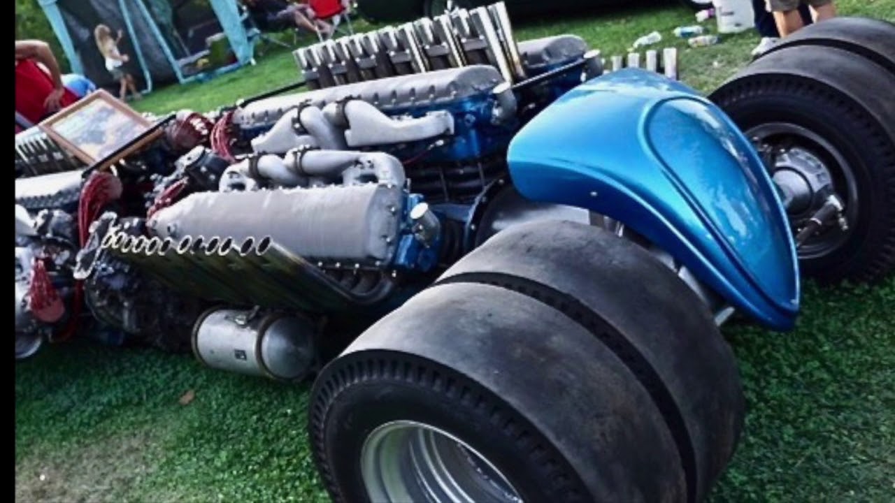 Quad Engined Car