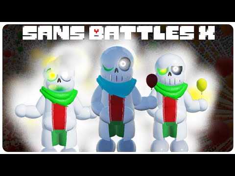 Balloon Sans showcase [Sans Battles X] - YouTube
