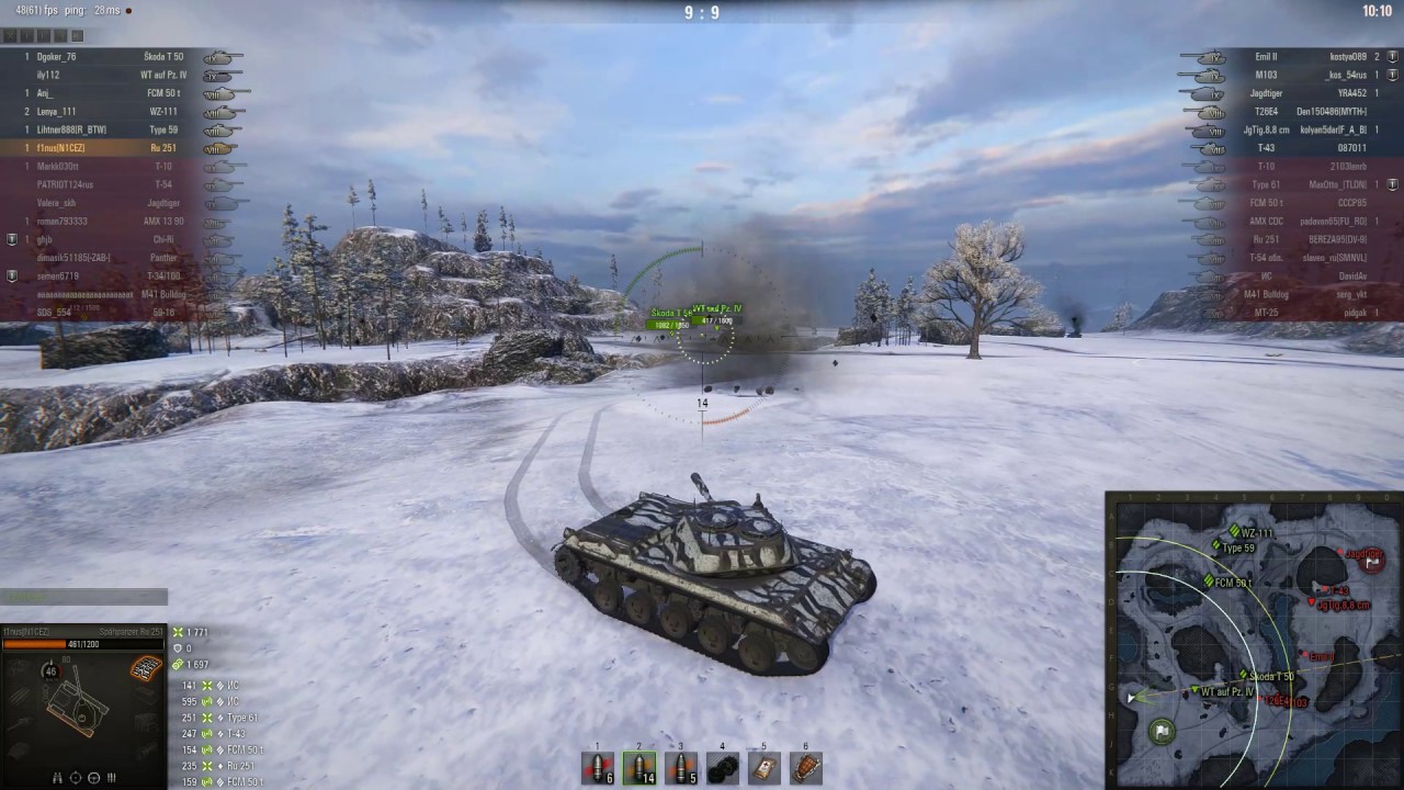 Spähpanzer Ru 251 Победа! Бой: Заполярье «Подде - YouTube