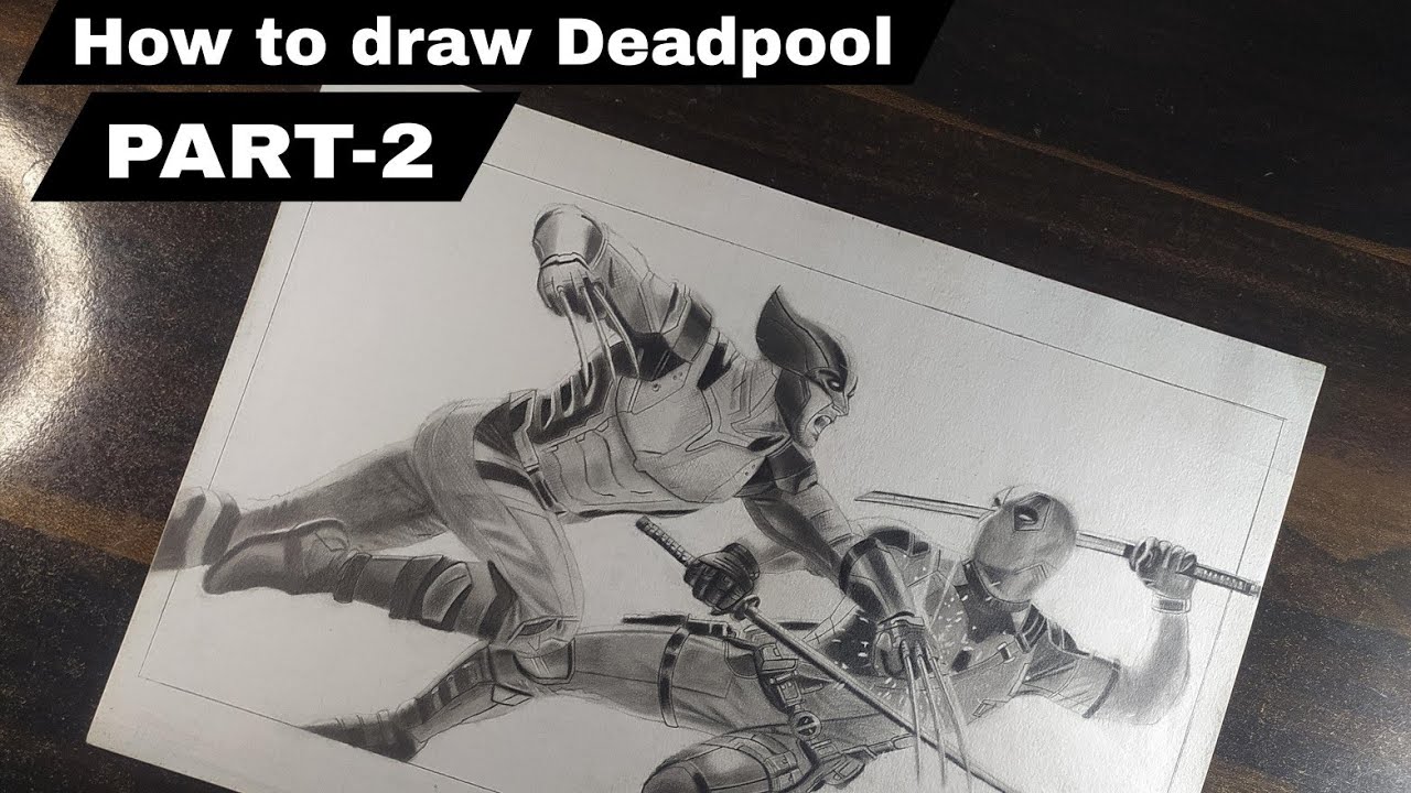 Draw DEADPOOL | Step by Step Tutorial PART -2 | - YouTube