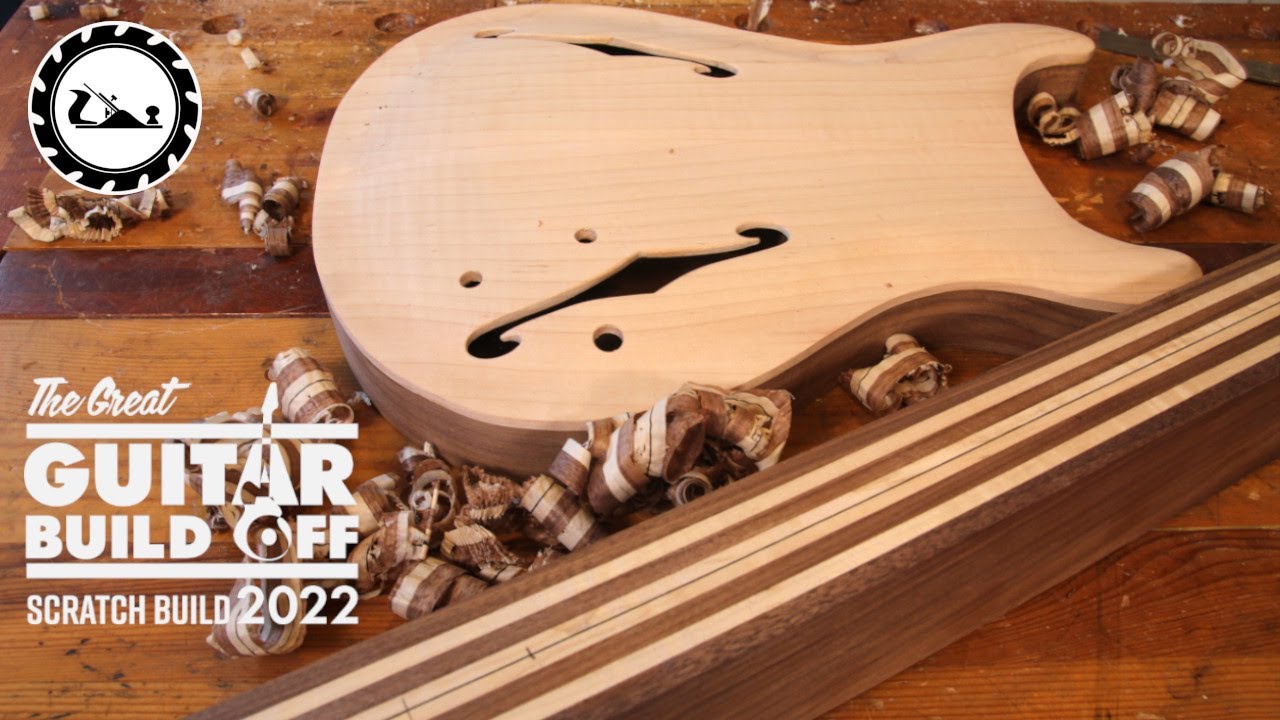 GGBO 2022 scratch build guitar episode 29 - YouTube