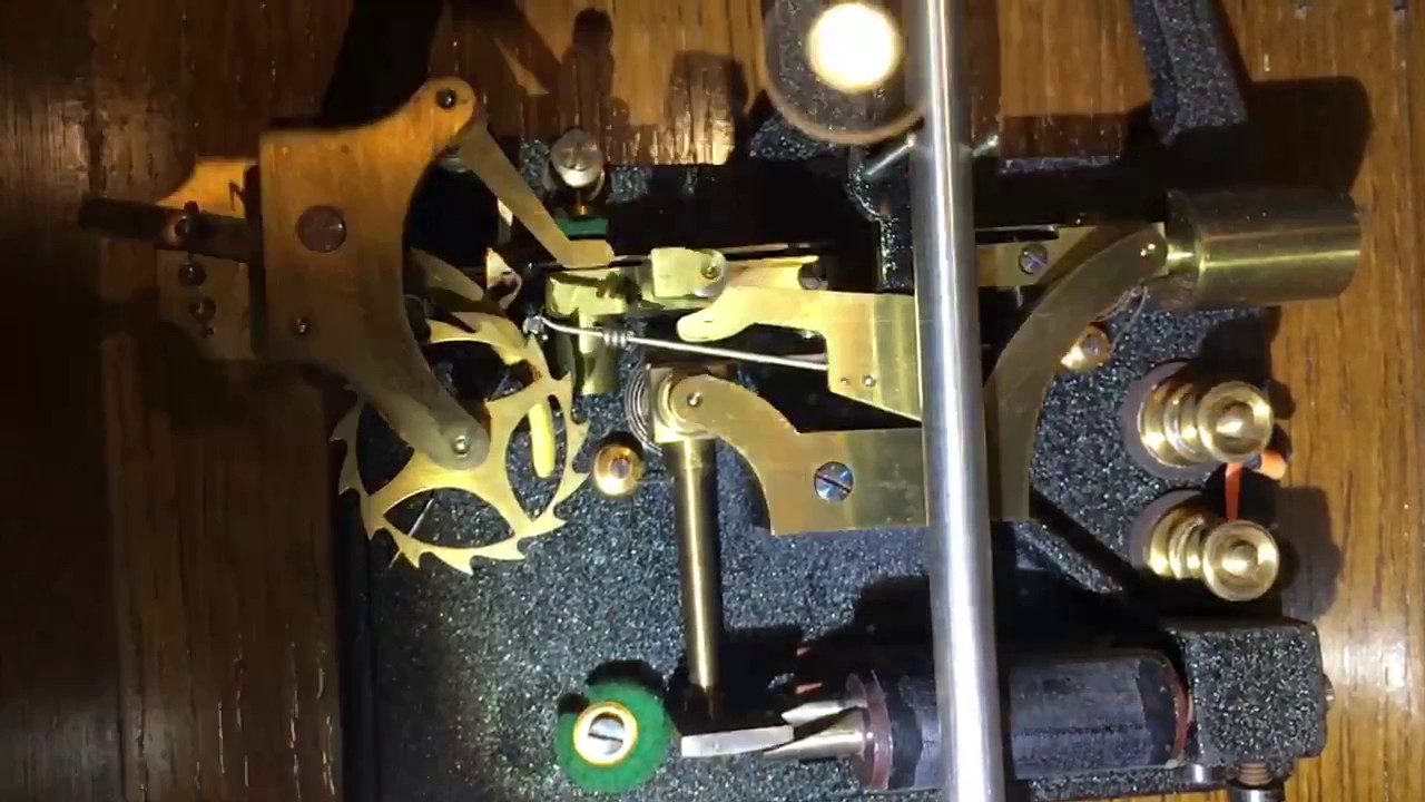 Synchronome Clock movement - YouTube
