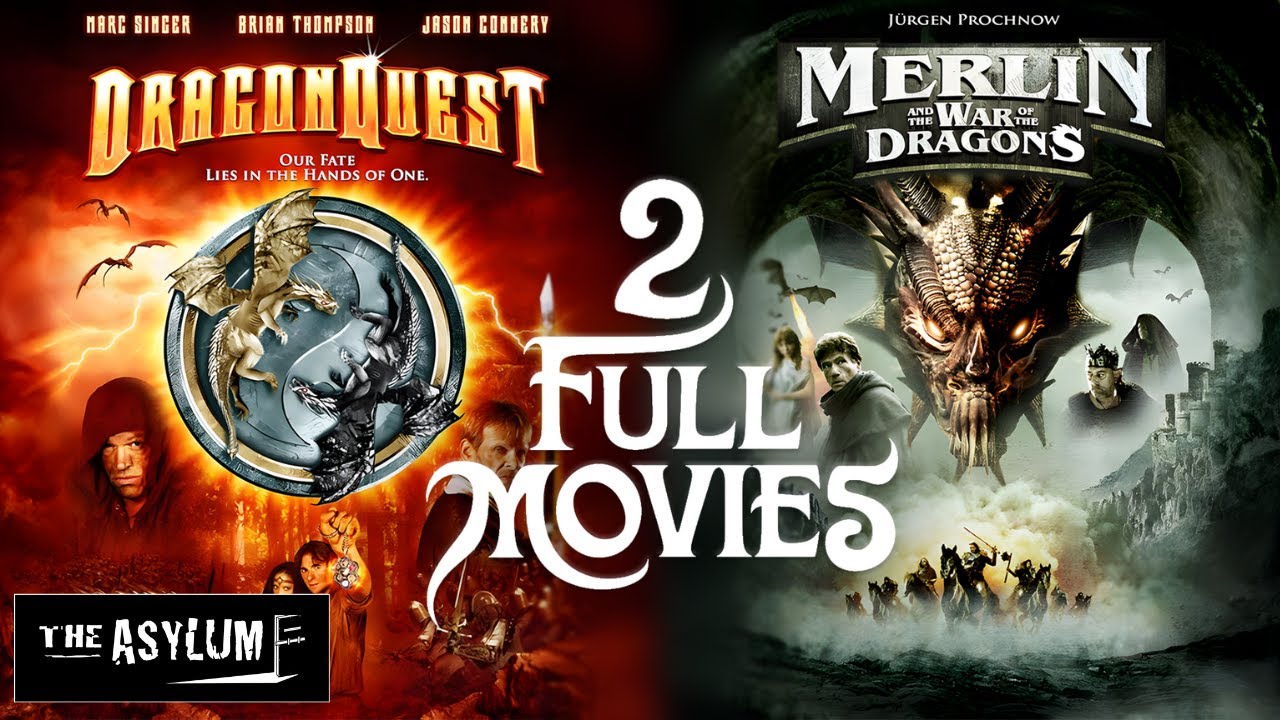 Merlin & The War Of The Dragons + Dragonquest Movie Marathon | Action ...