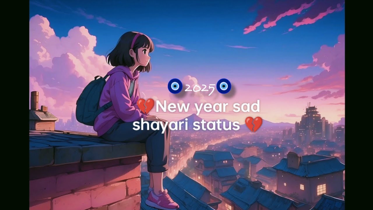 2025 new year shayari status 💔🥺||Sad shayari status ||New year sad ...