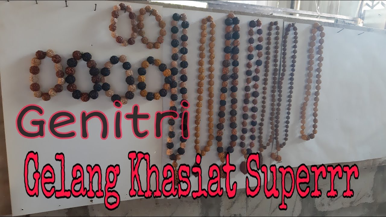 Cara pembuatan gelang Buah Genitri | Buah Khasiat Super - YouTube
