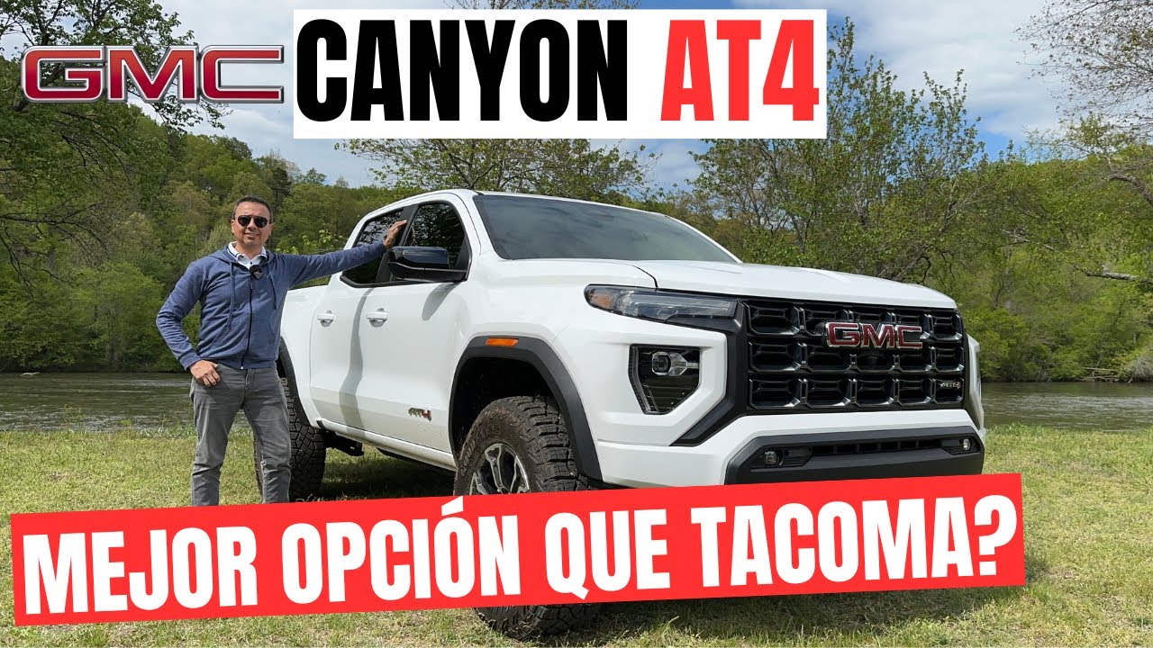 GMC Canyon AT4: Antes de comprar Toyota Tacoma o Ford Ranger mira esta ...