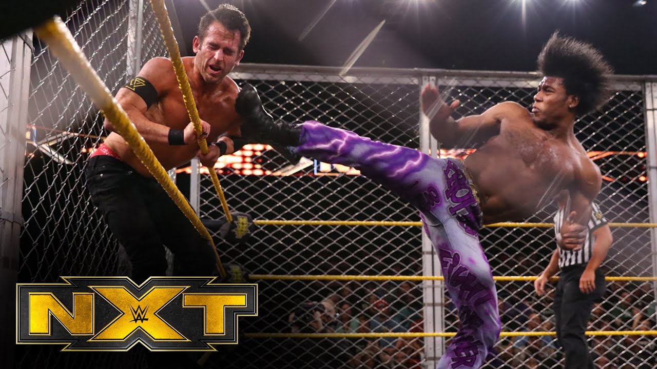 The Velveteen Dream vs. Roderick Strong – Steel Cage Match: WWE NXT ...