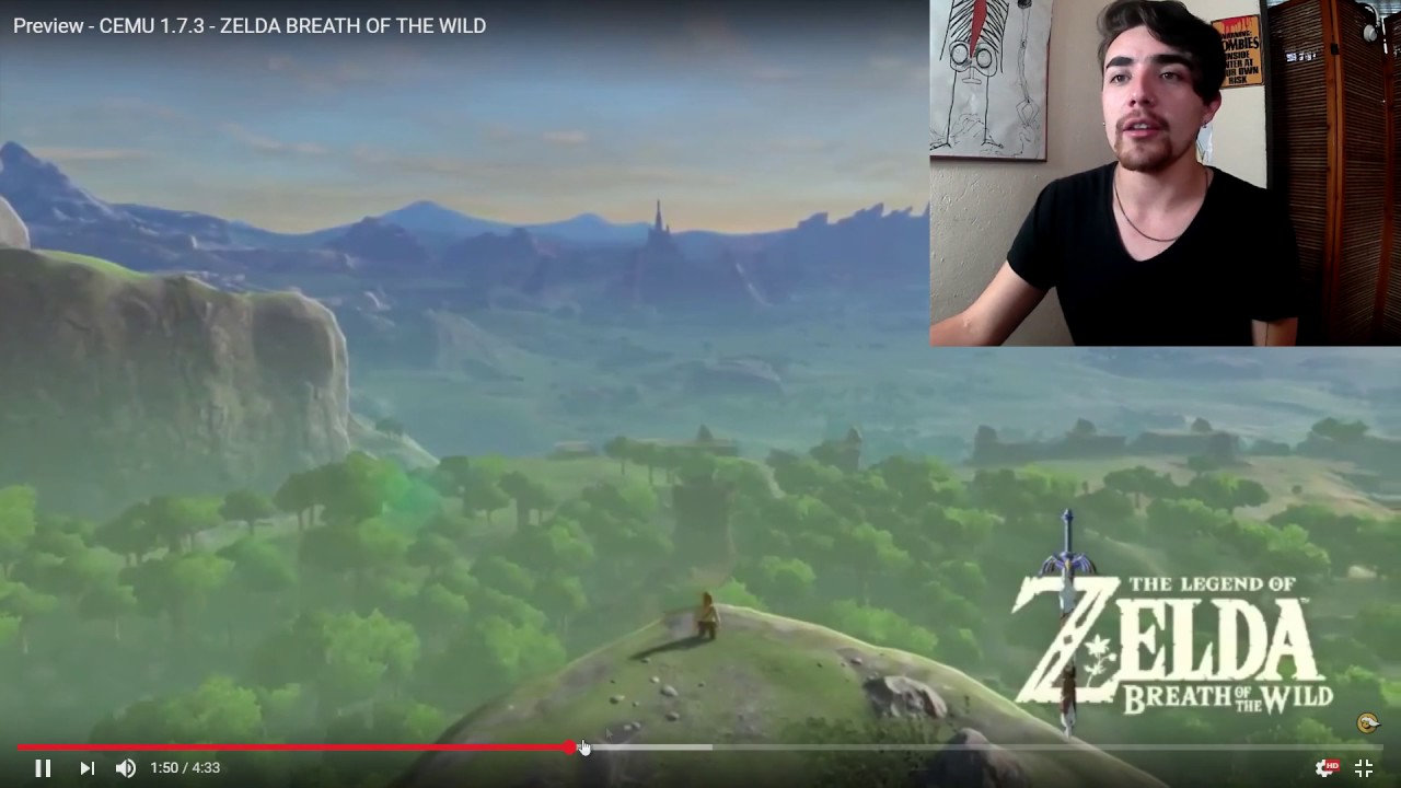 Breath of the wild ya es jugable en Cemu 1.7.3!! | Zelda BOTW PC - YouTube