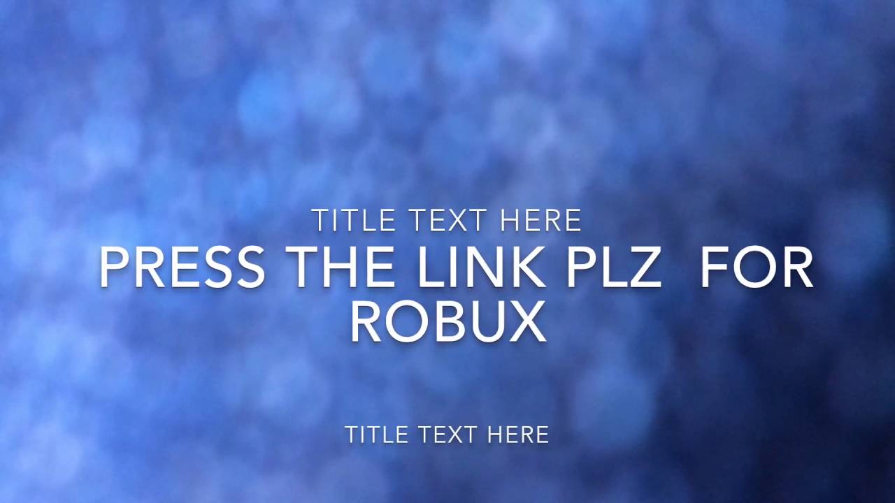 Roblox link - YouTube