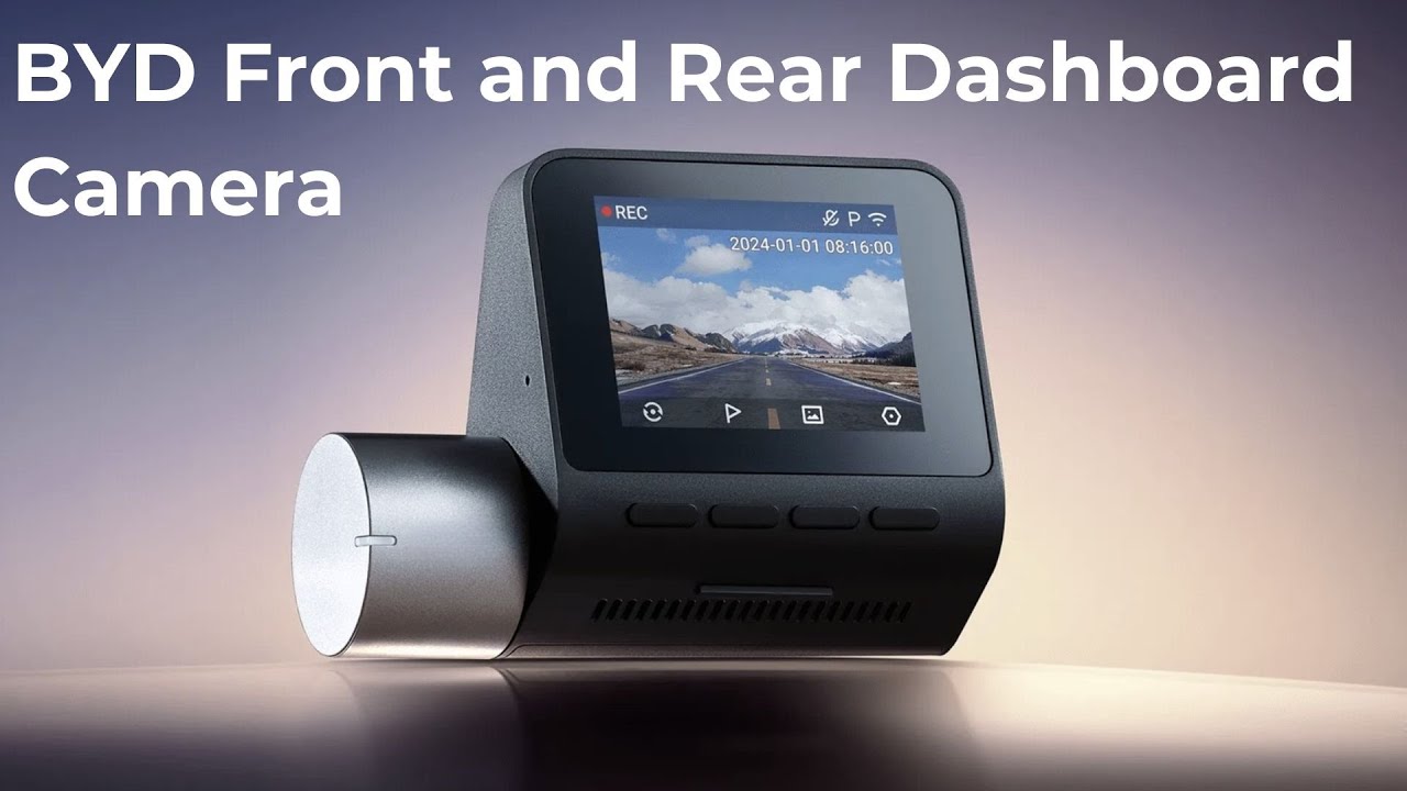 BYD Front and Rear Dashboard Camera Installation - YouTube