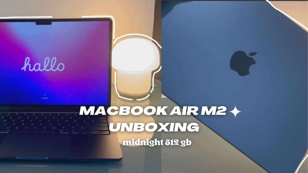 Apple Macbook Air M2 (Midnight) Aesthetic Unboxing! Finally Upgrading 🤍 ...