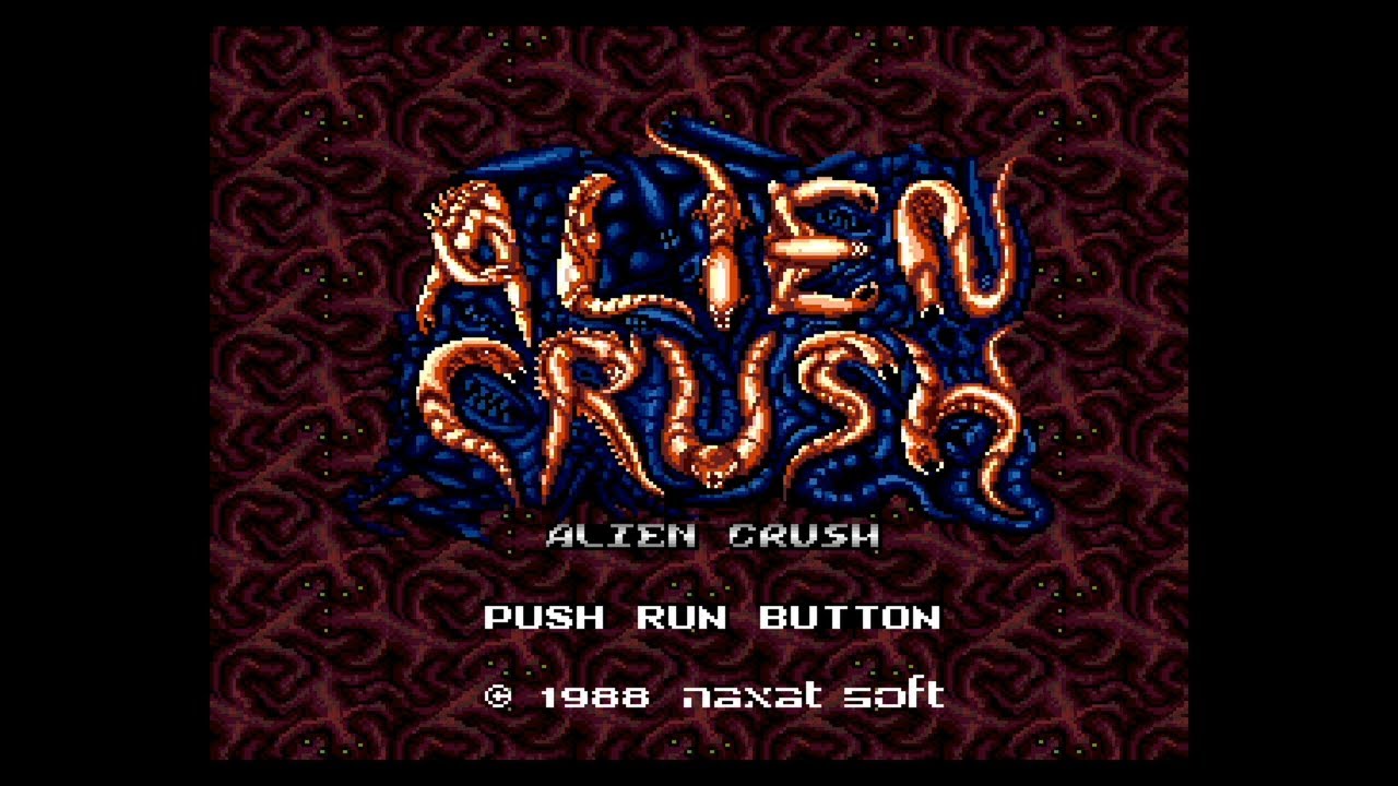 PC Engine Core Grafx mini: Alien Crush Gameplay - YouTube