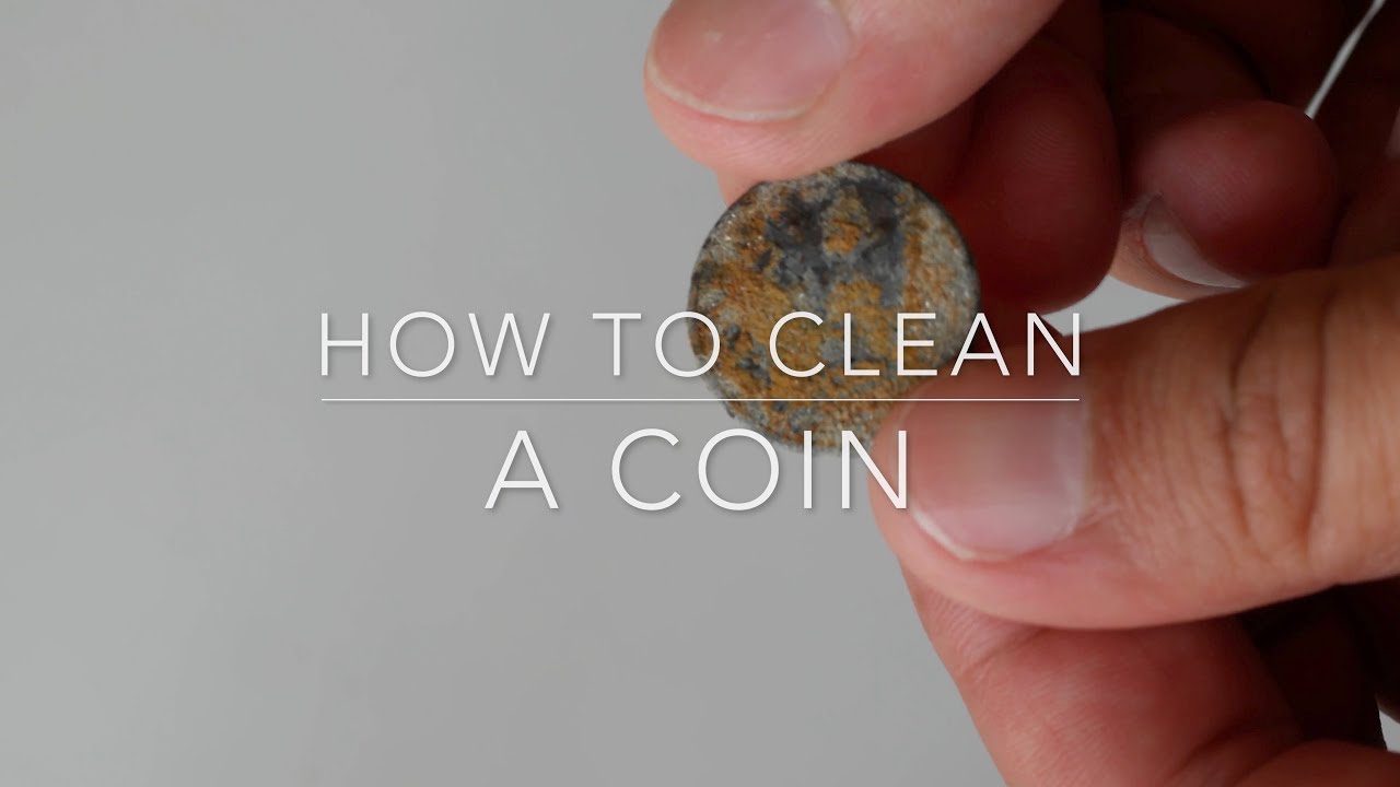 How to clean a coin - YouTube