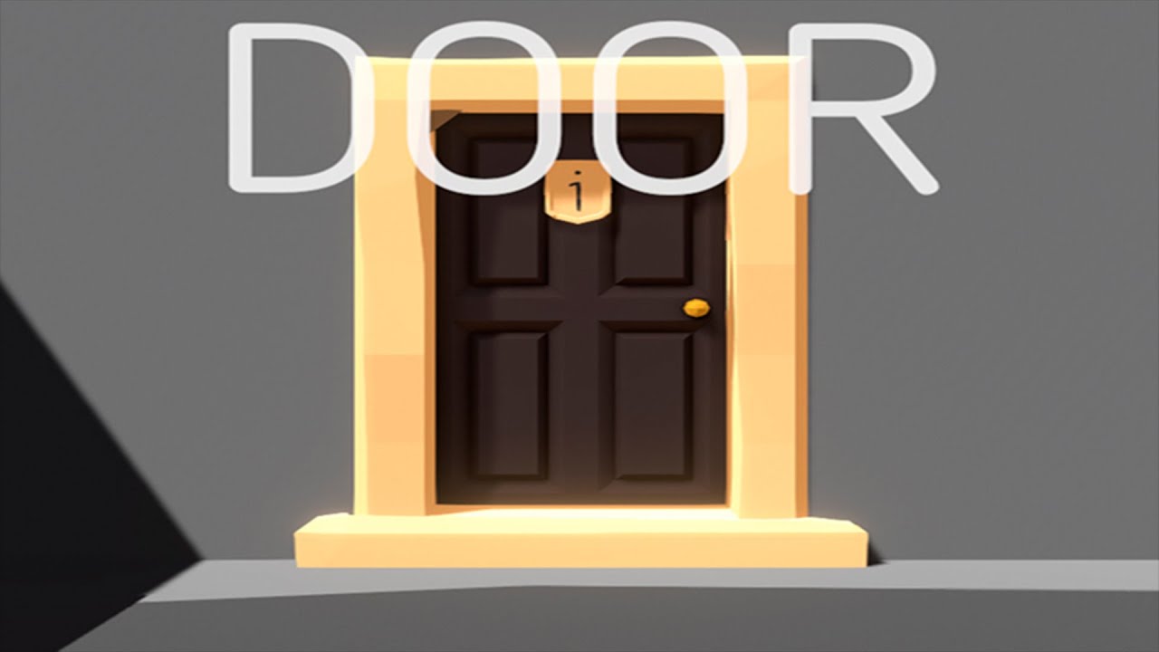 Door - Playthrough (indie puzzle game) - YouTube
