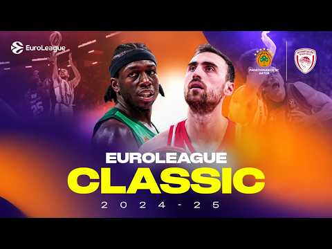 GREEK RIVALRY Classic | Panathinaikos - Olympiacos | EUROLEAGUE CLASSIC GAMES 2024-25