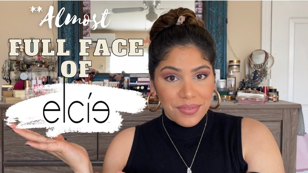 Full Face of Elcie Cosmetics Using all my FAVORITES! - YouTube