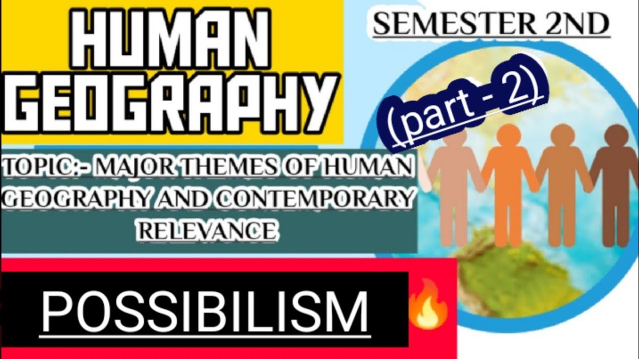 HUMAN GEOGRAPHY SEM 2||TOPIC:- MAJOR THEMES OF HUMAN GEOGRAPHY AND ...
