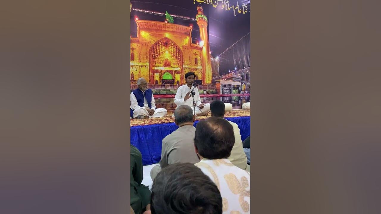 Haider Rizvi | Jashan e Molood e Kaaba Askari Imam bargha 2023 - YouTube