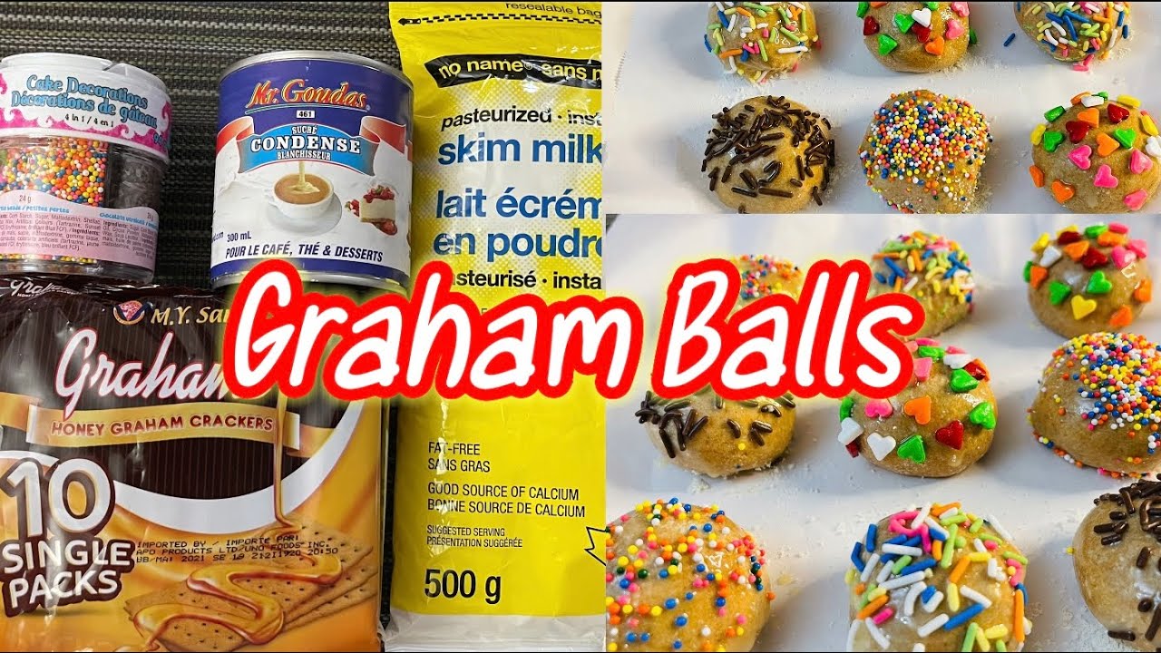 How to make graham balls //Pang negosyo at pang dessert - YouTube