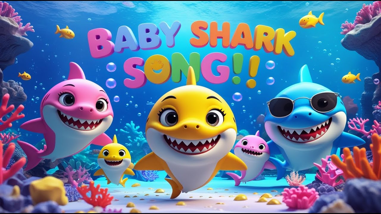 🦈 Baby Shark Dance Party | Sing & Swim with the Shark Family | Kids ...