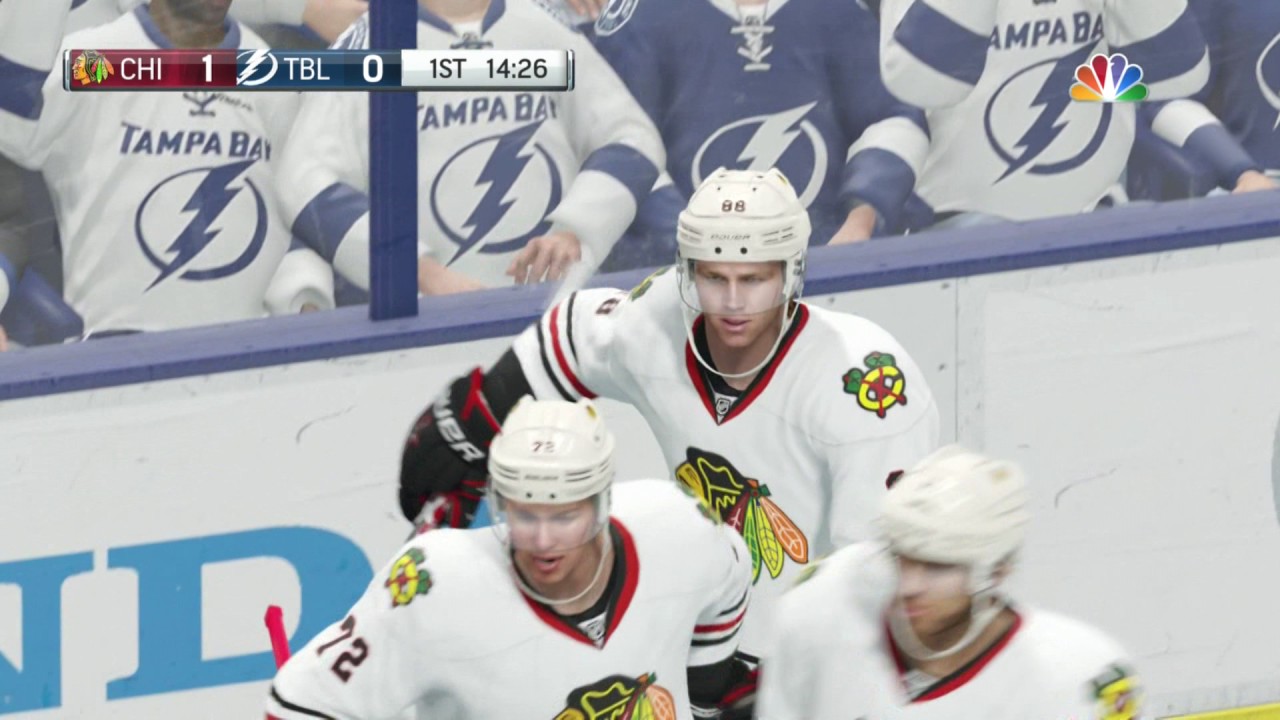 NHL 18 BETA PATRICK KANE'S PERSONAL CELEBRATION - YouTube