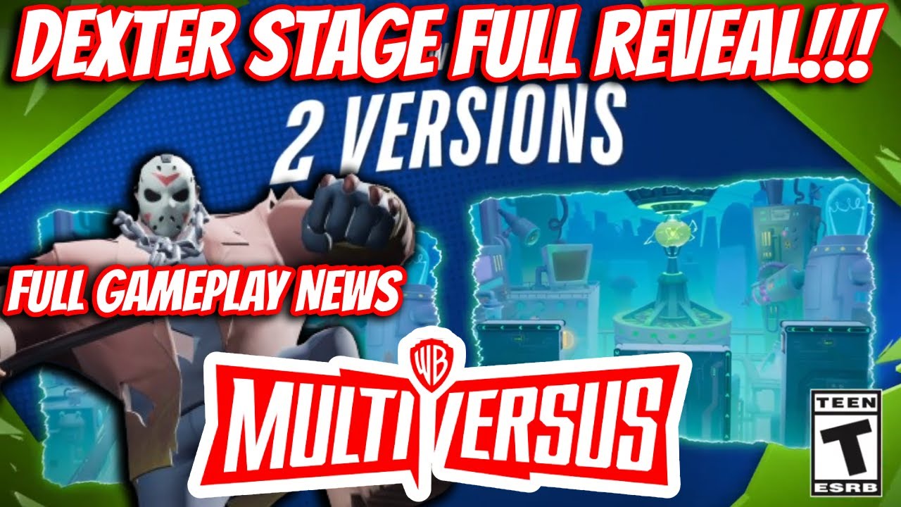 MultiVersus First FULL Look At Dexter Stage + Jason Voorhees Gameplay ...