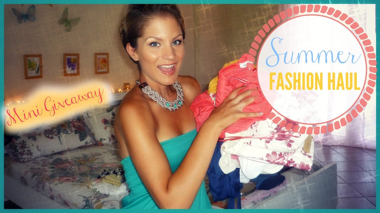 Summer Fashion Haul | Οι καλοκαιρινές αγορές μου! - YouTube