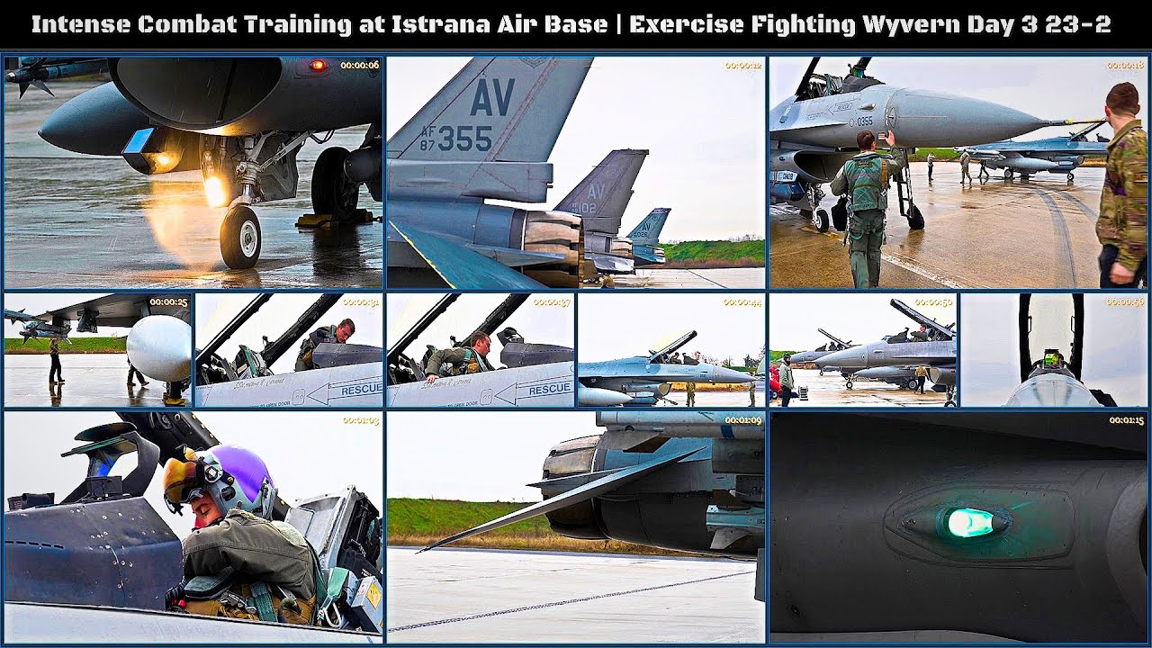 Intense Combat Training at Istrana Air Base | Exercise Fighting Wyvern ...