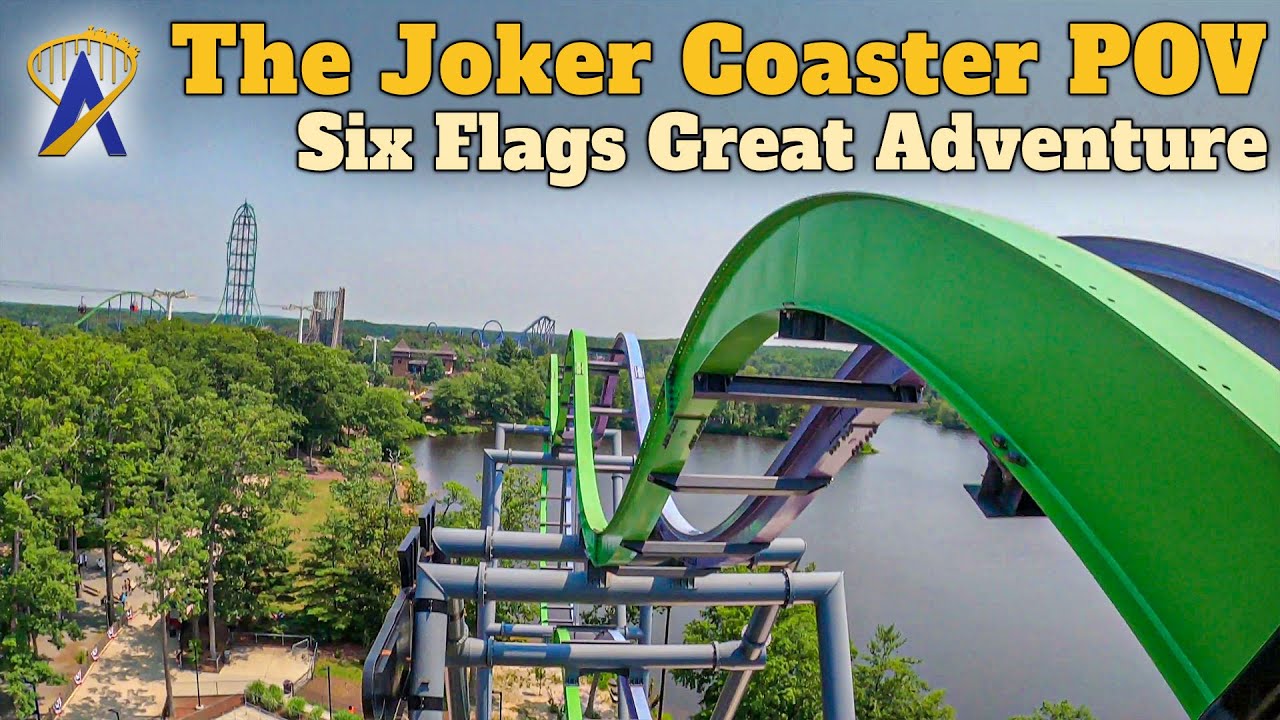 The Joker Coaster POV at Six Flags Great Adventure - YouTube