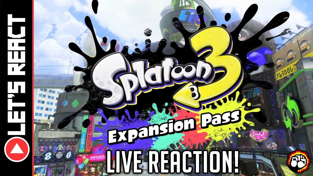 Let's React: Splatoon 3 Expansion Pass DLC Announcement (LIVE REACTIONS ...
