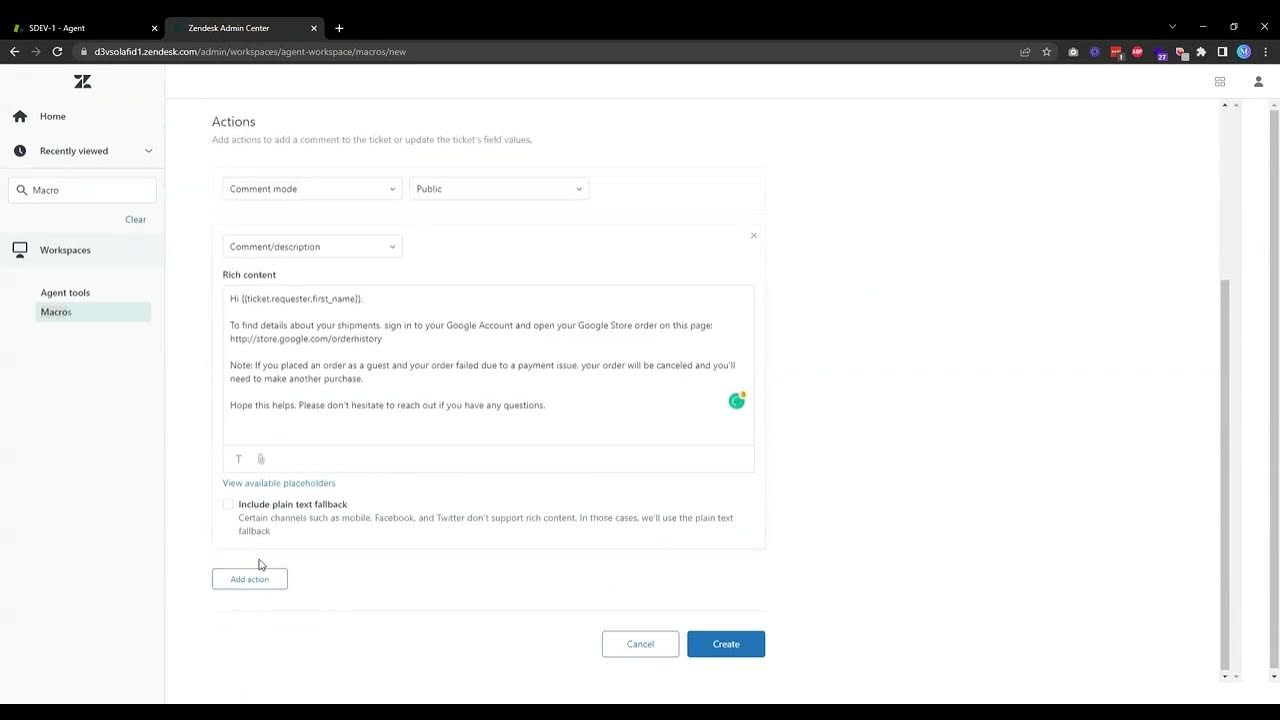 Guidde - How to Create and Organize Macros on Zendesk - YouTube