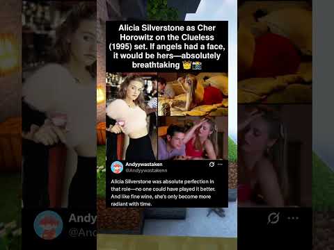 Alicia Silverstone as Cher Horowitz on the Clueless (1995) set. If angels had a face, it would be