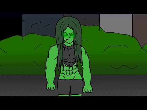 She Hulk fan made transformation #humor #hulk #flipaclip #shehulk 