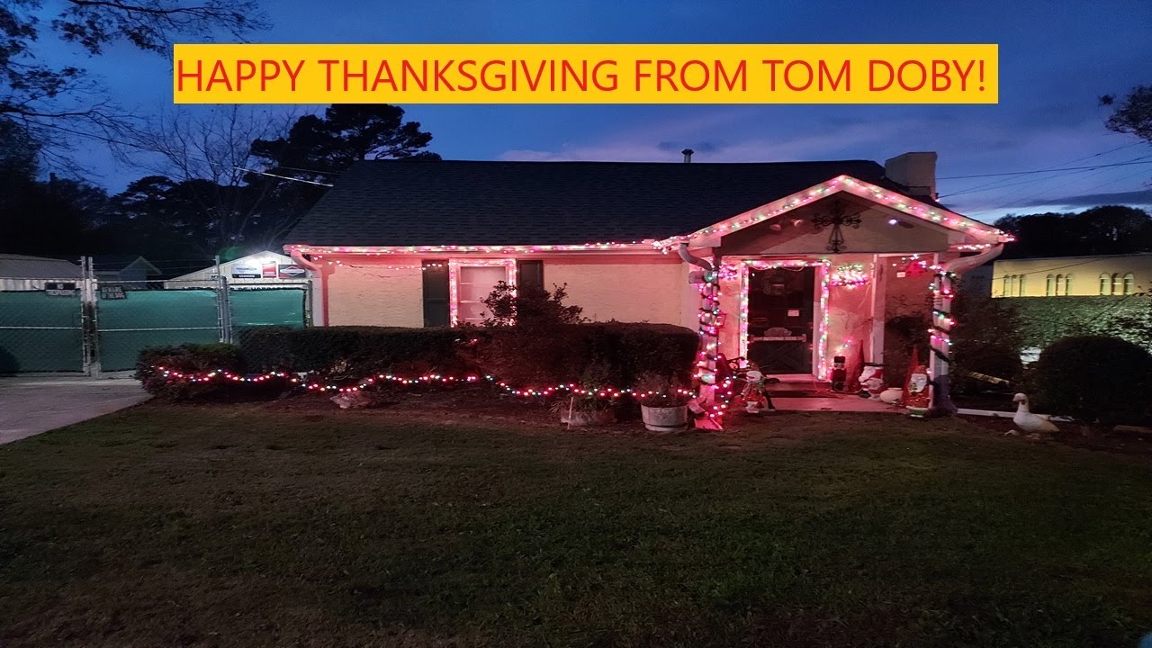 Happy Thanksgiving! From Tom Doby! - YouTube