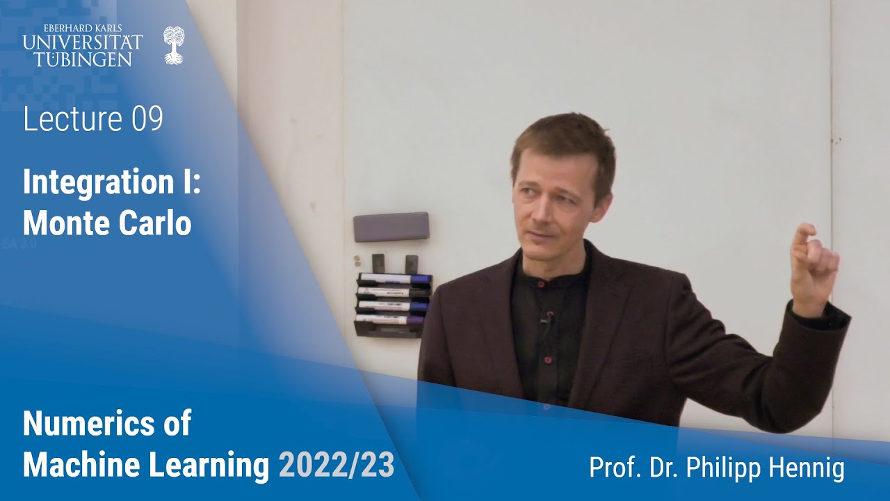 Numerics of ML 9 -- Monte Carlo -- Philipp Hennig - YouTube