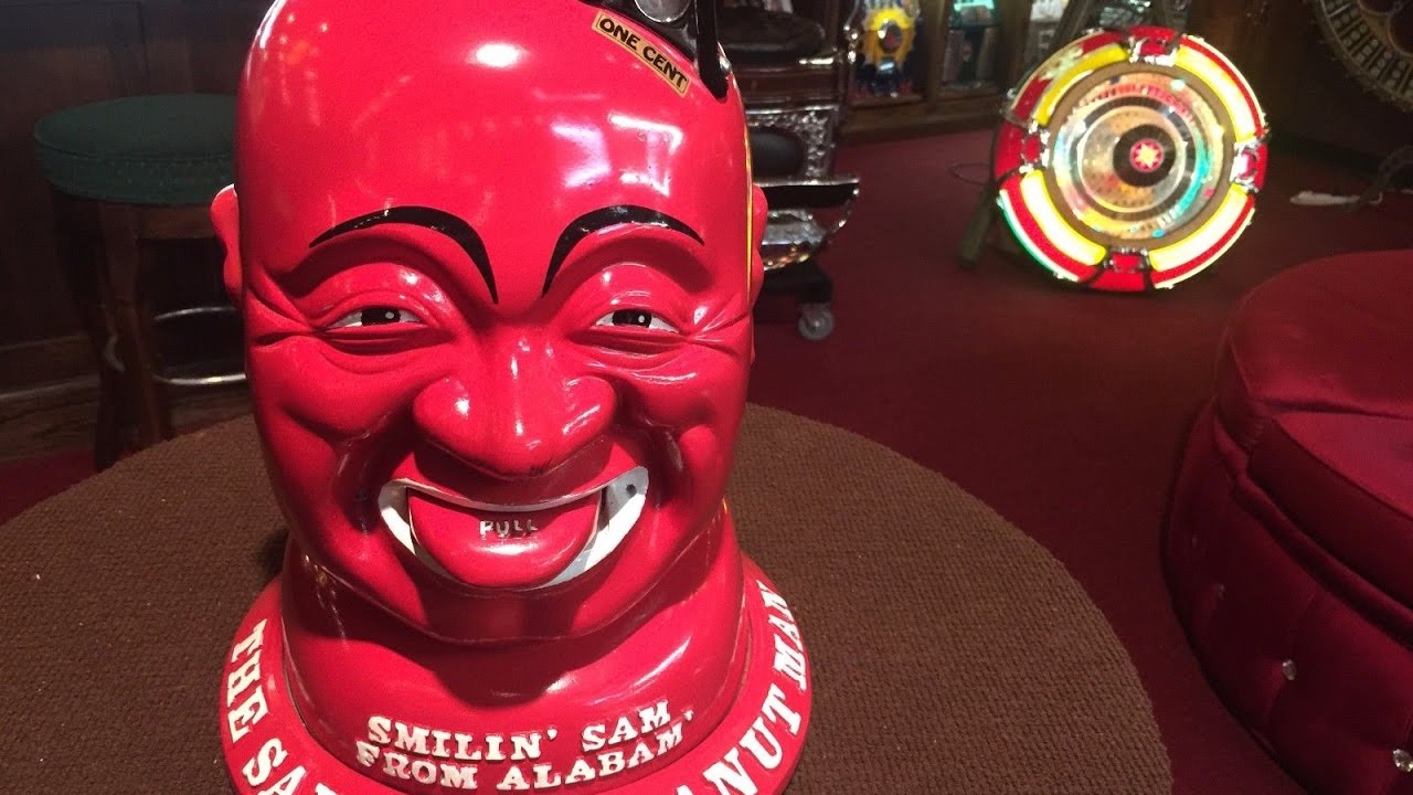 SMILIN' SAM Peanut Vendor SOLD FOR $2,495 - YouTube